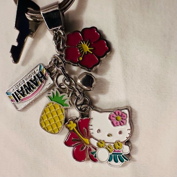 Accessories | Hello Kitty Hawaii Keychain Charms Perfect Condition ...